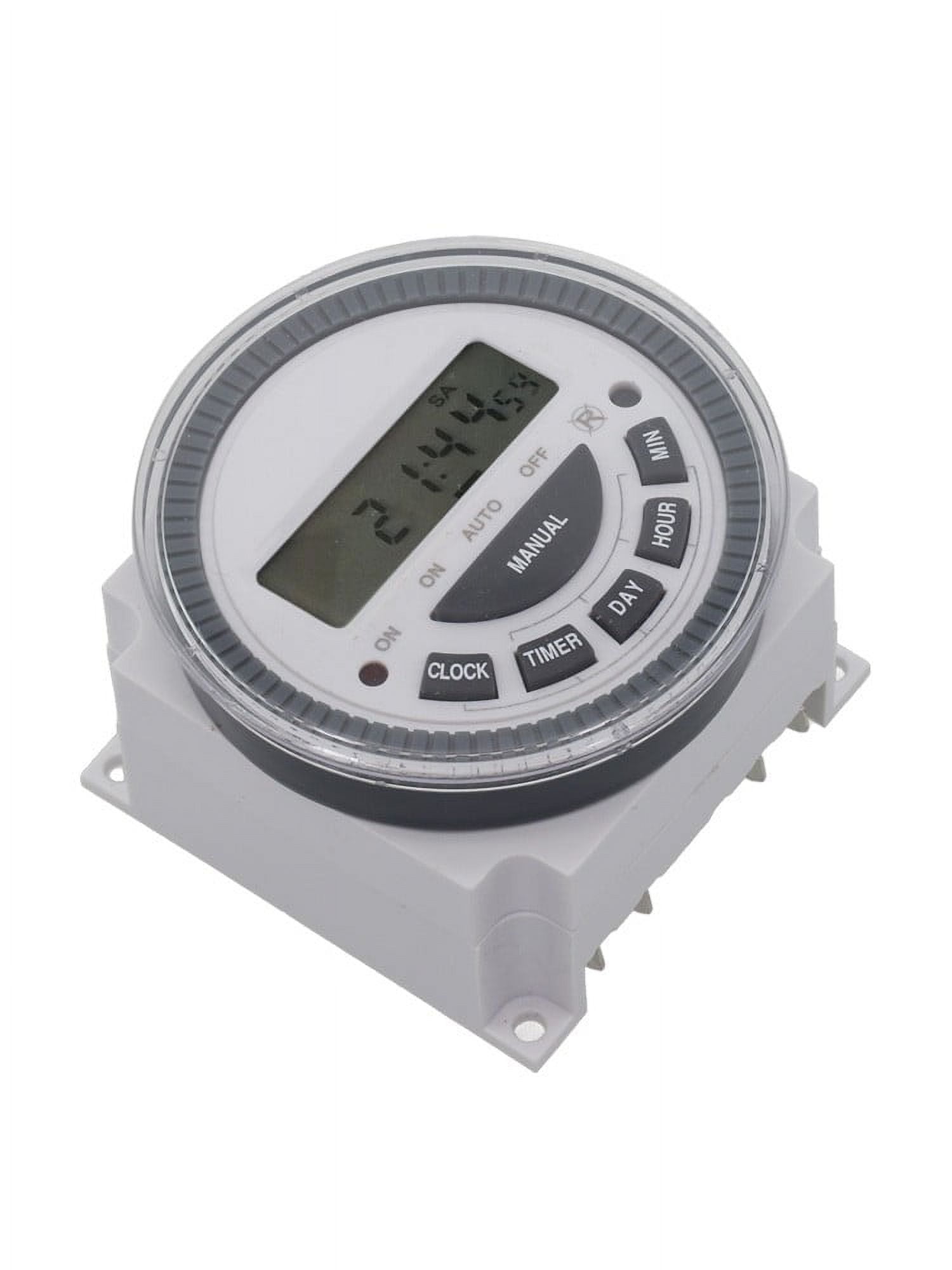 Lcd Display Time Control Switch With Pluggable Battery For Dc12V And Electrical--Dc12V - Walmart.com