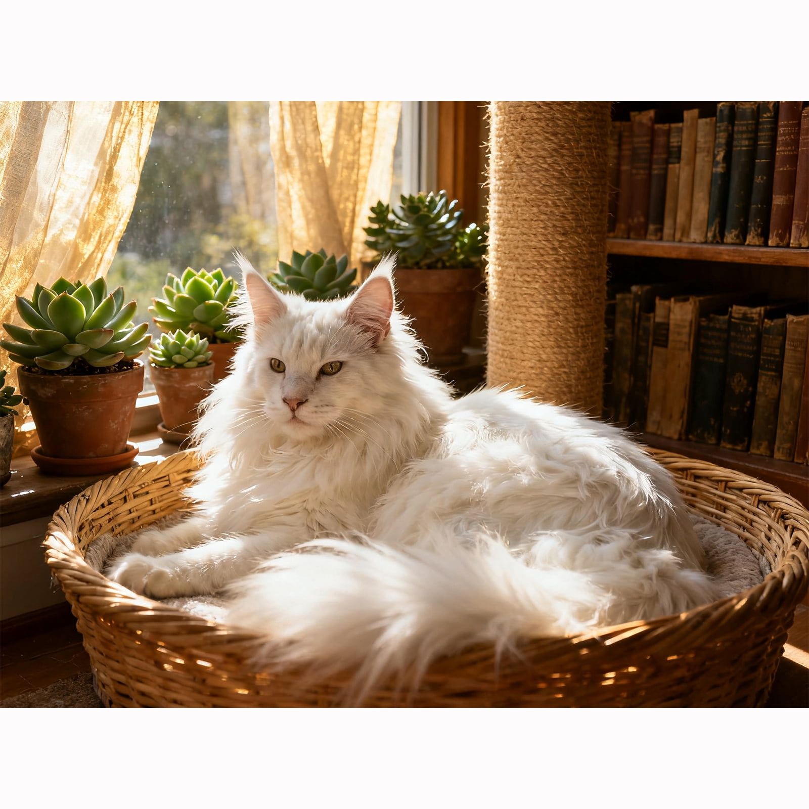 Lcdjbfbf 5D Diamond Art Kit,Maine Coon Cat rhinestone Art Decor,for ...