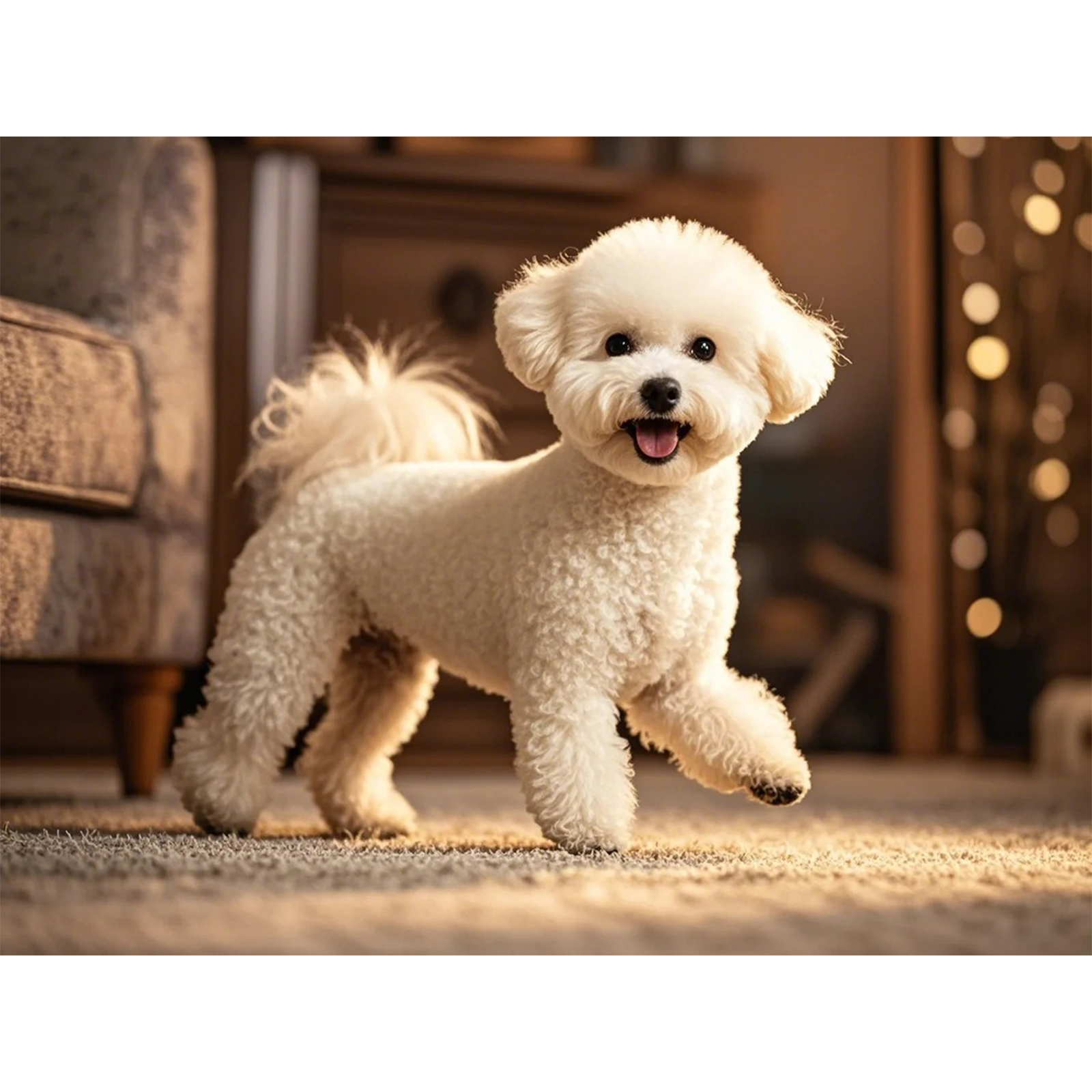 Lcdjbfbf Bichon Frise terrier Diamond Art Decor,5D Diamond Art Kit ...
