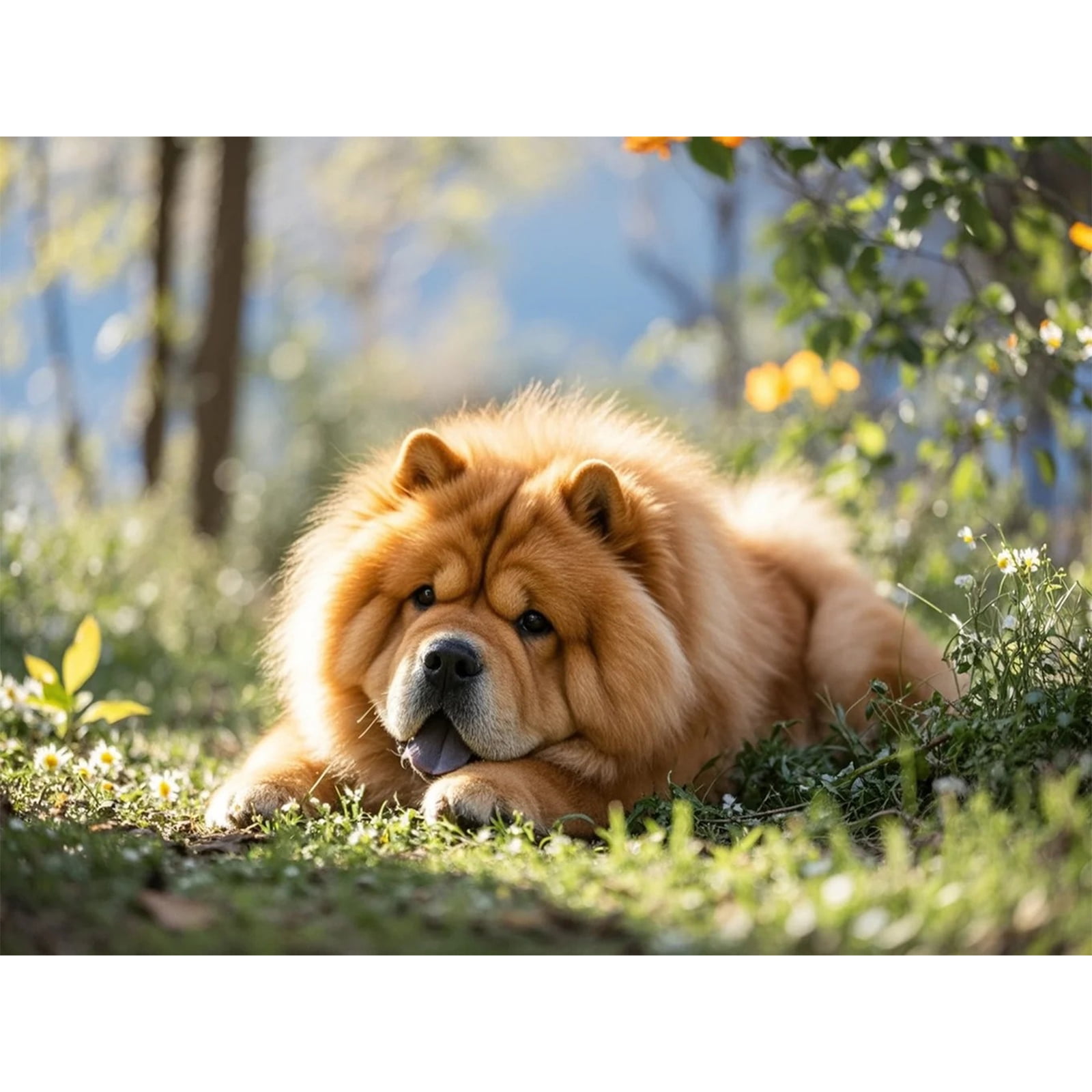 Lcdjbfbf Chow Chow dog pattern Diamond Art,for Beginners Paint by ...