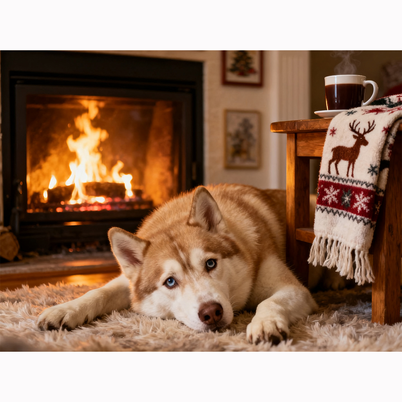 Lcdjbfbf Husky cross stitch Art Decor,5D crystal Art Kit Paint by ...
