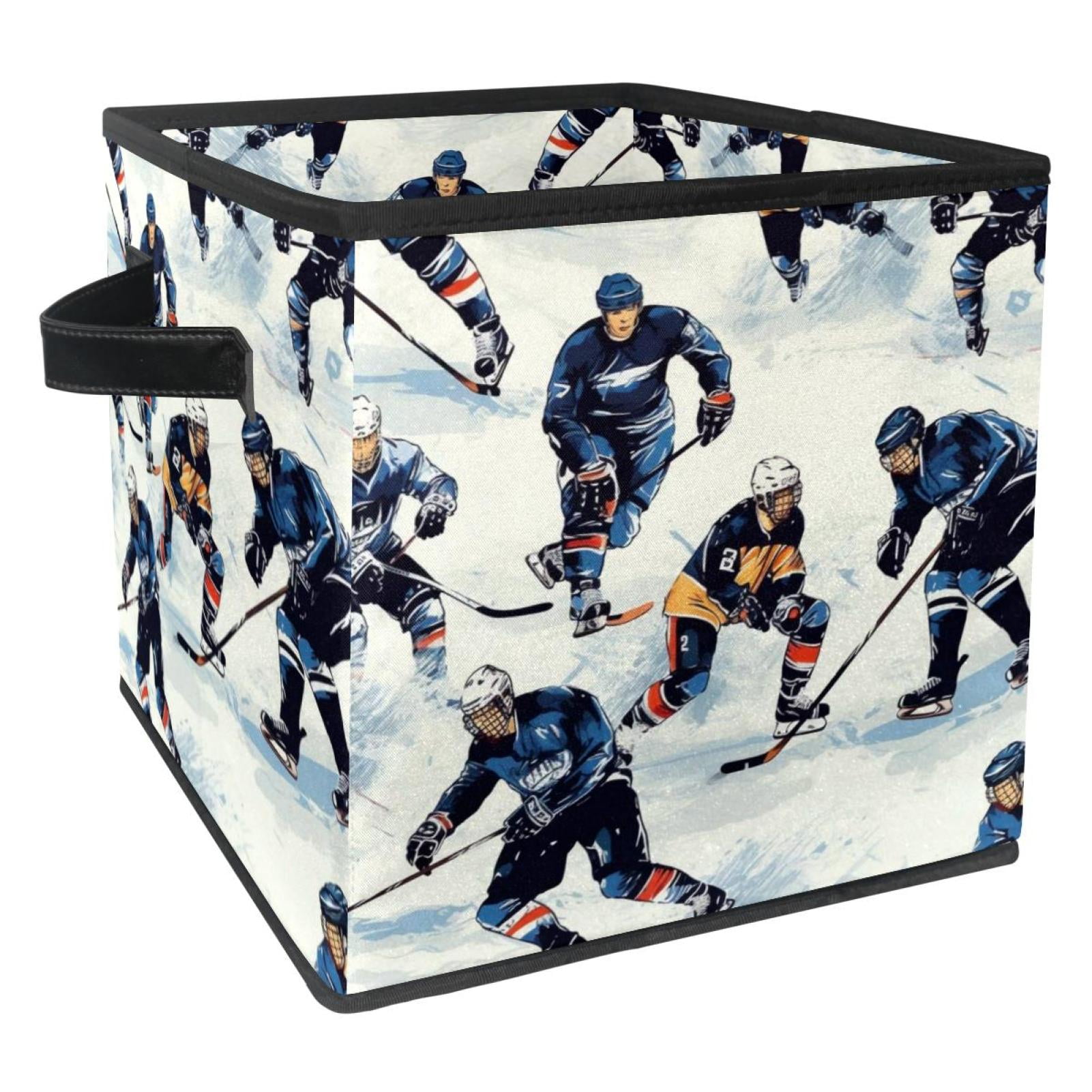 Lce Hockey Foldable Organizer Bins Storage Containers Storage Bin with ...