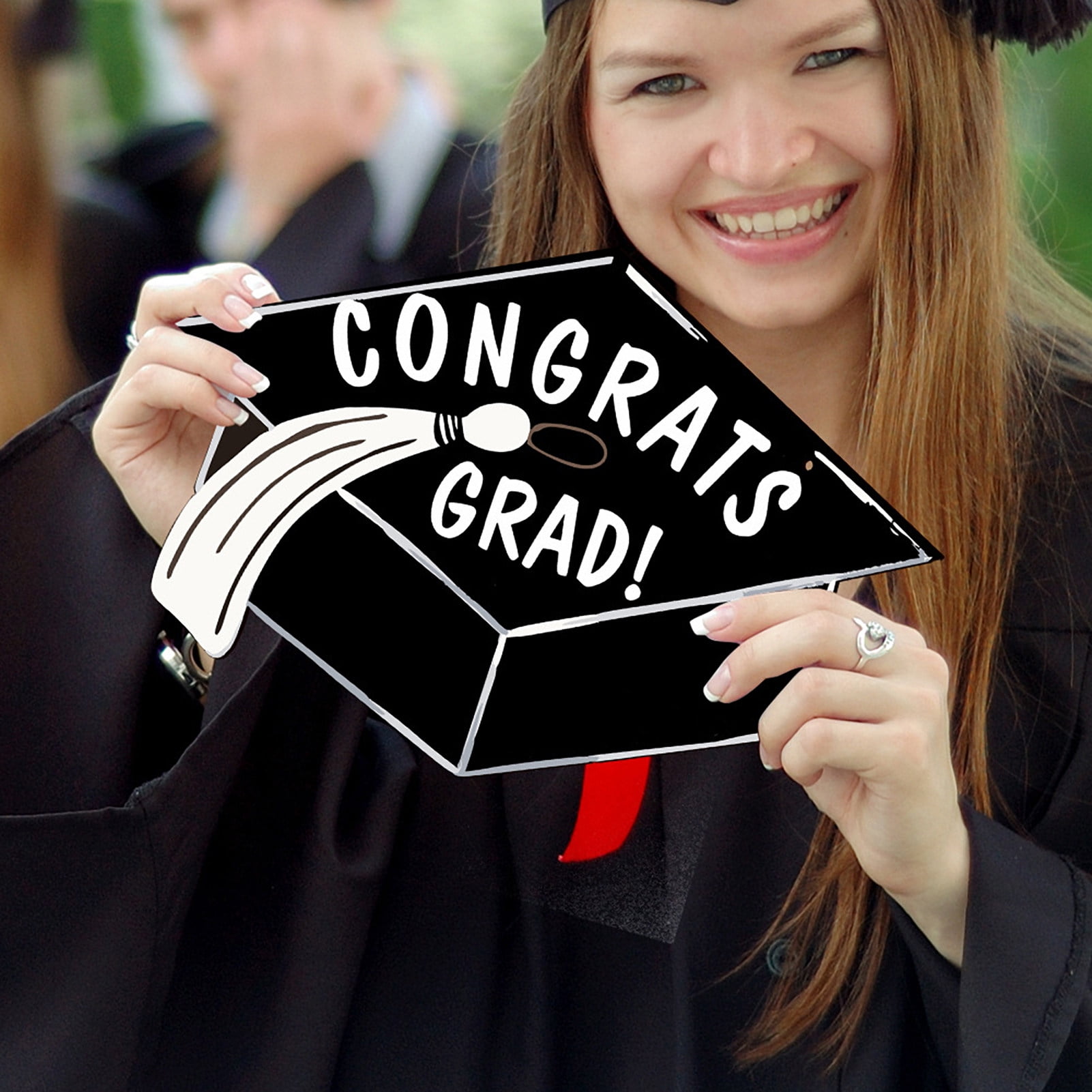 Lchentee Graduation Pendant Graduation Pendant Set Trencher Hat Door Hanging Decor With Wooden