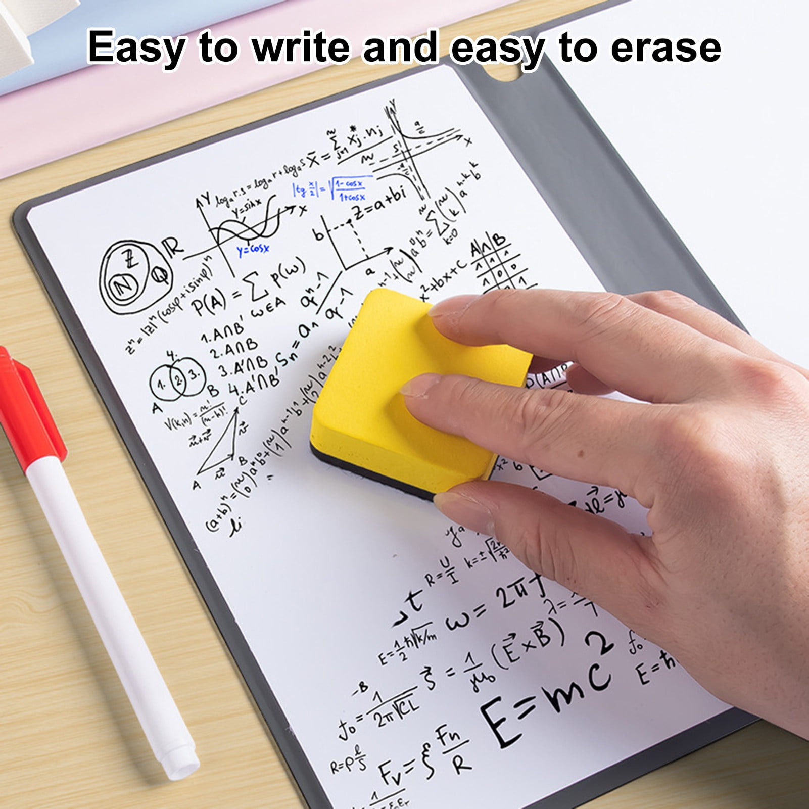 Lchentee Mini Whiteboard Book Erasable Whiteboard Notebook Set Portable ... Lchentee Mini Whiteboard Book Erasable Whiteboard Notebook Set Portable ...