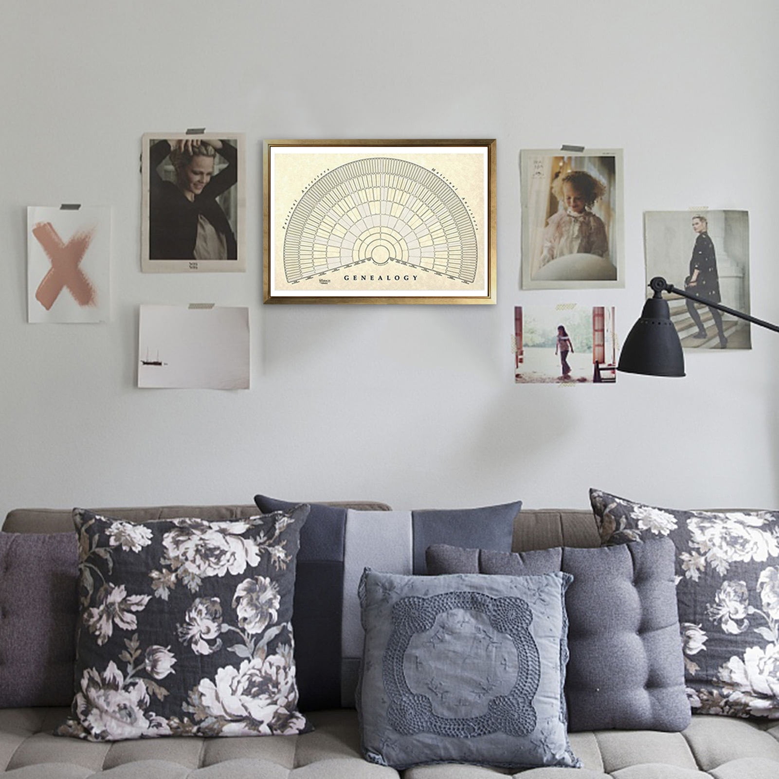 Lchentee Quality Family Tree Chart Unique Family Tree Diagram Poster ...