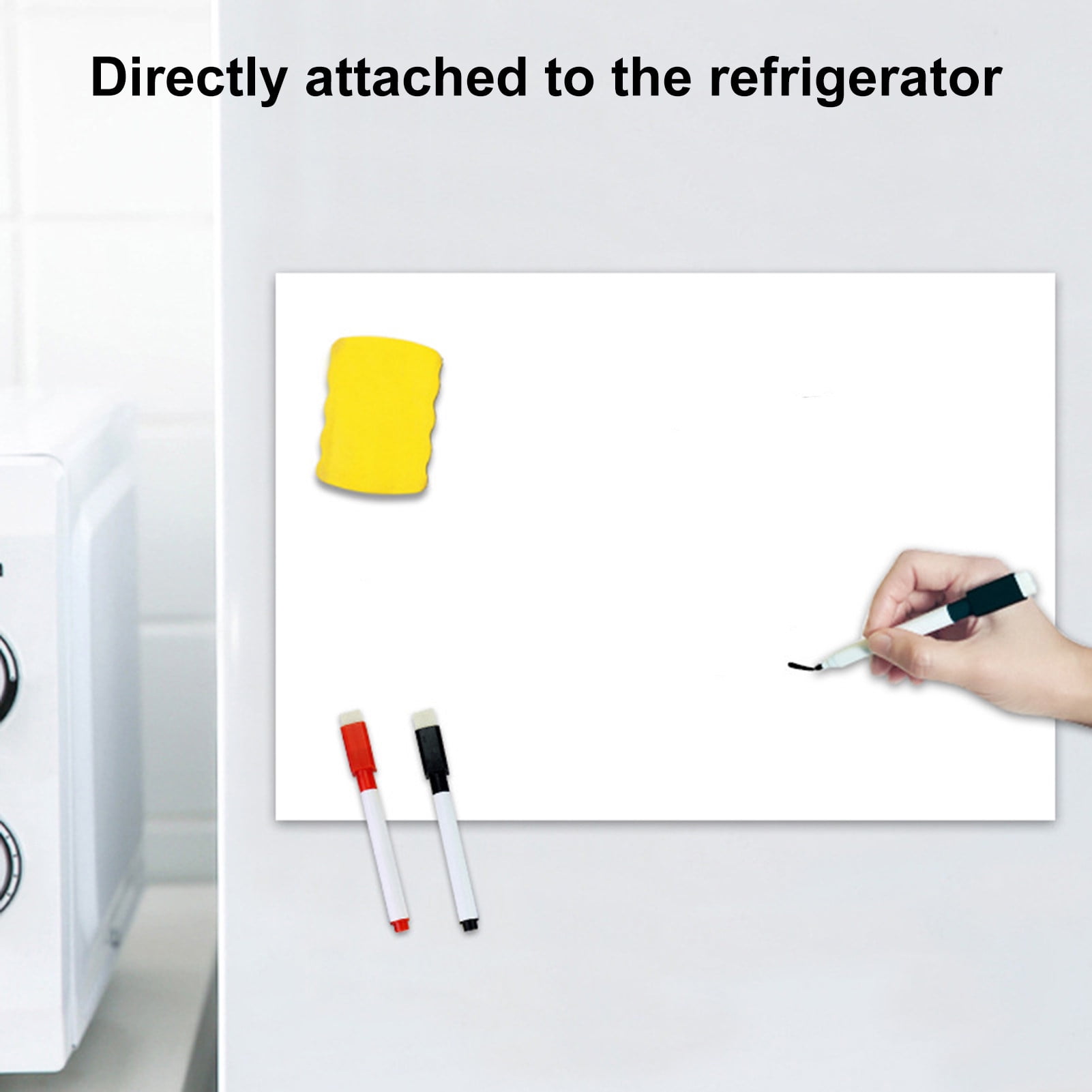 Lchentee Whiteboard Fridge Magnet Erasable Fridge Magnet Whiteboard ...