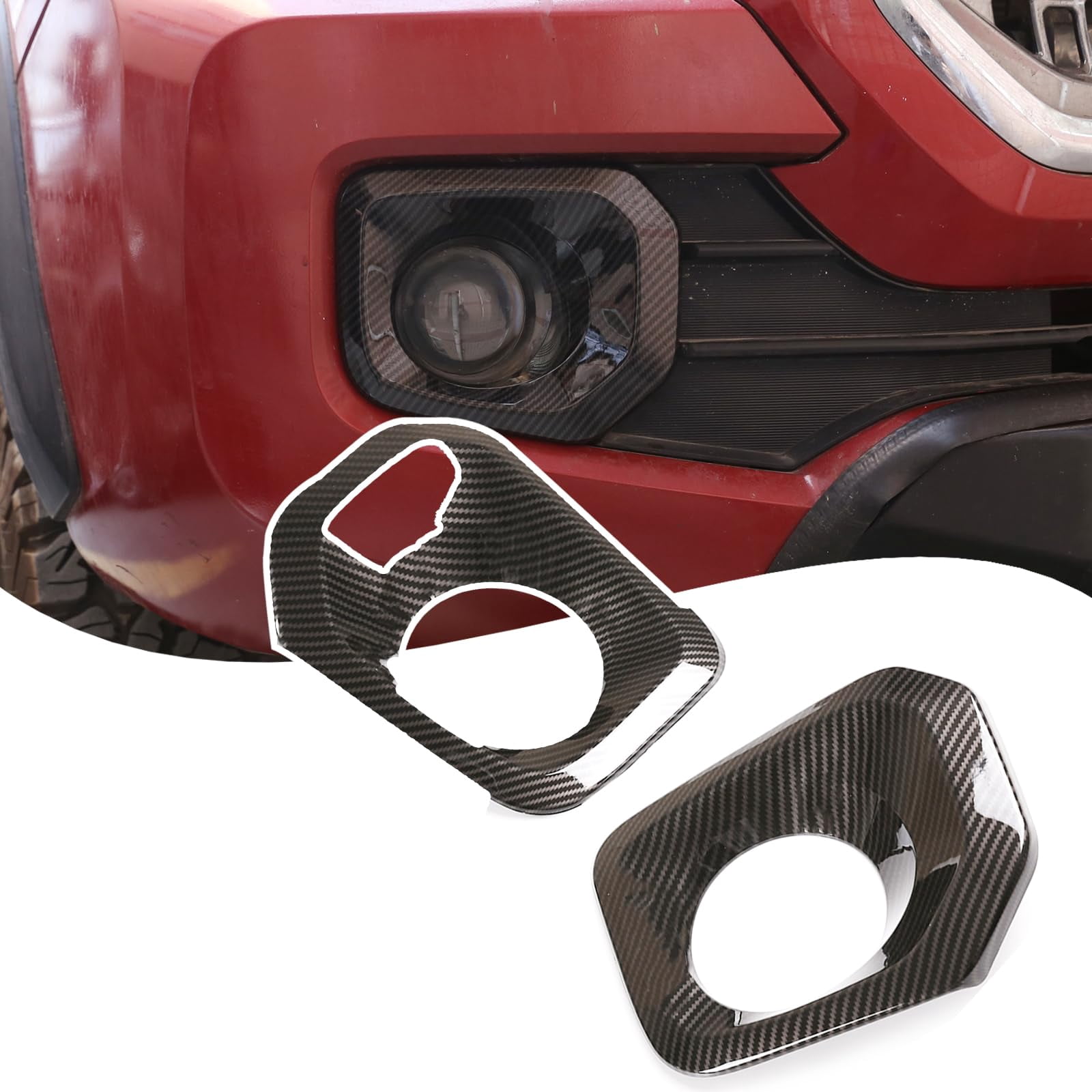 Lcojicep Car Front Fog DHF10 Light Lamp Decoration Cover Trim ...