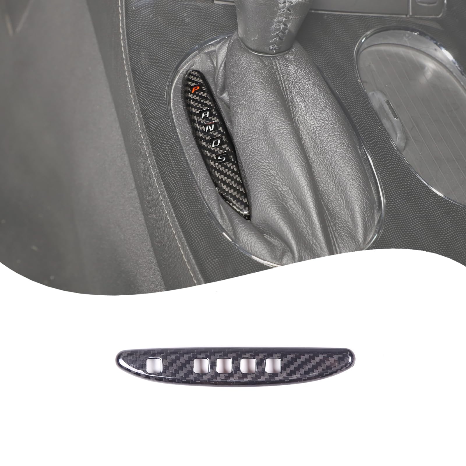 Lcojicep Car Interior Gear Shift Frame Trim Stickers Compatible with ...