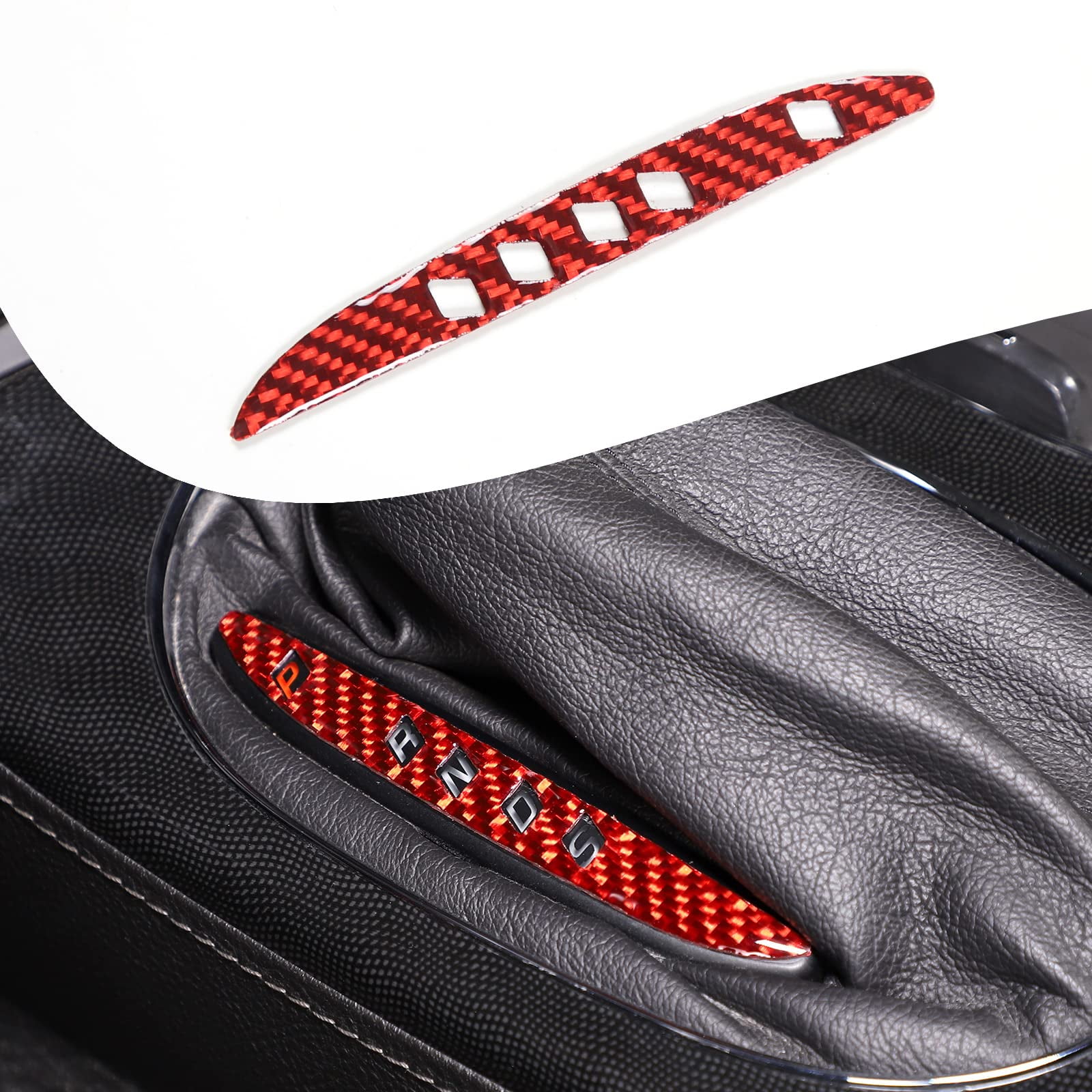 Lcojicep Car Interior Gear Shift Frame Trim Stickers Compatible with ...