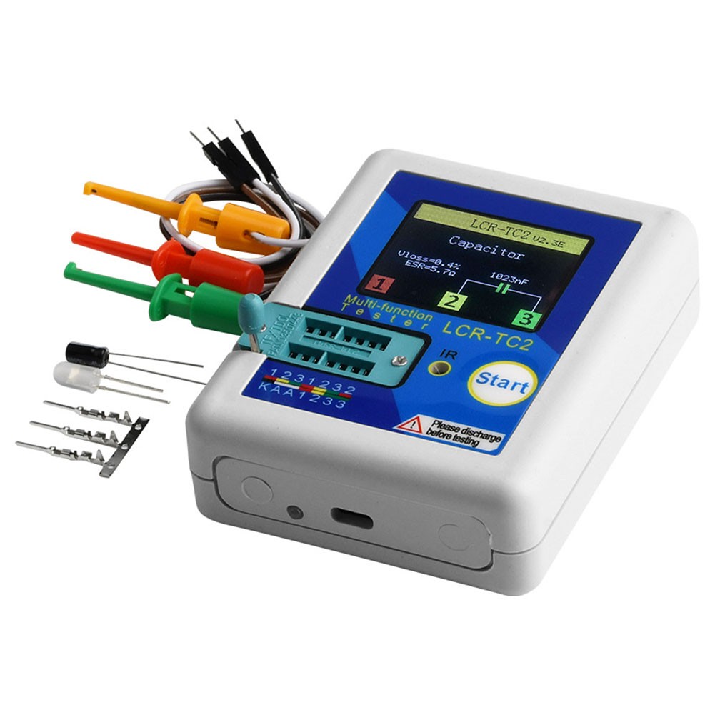 Lcr-Tc2 Upgraded High-Precision Transistor Tester Tft Color Screen ...