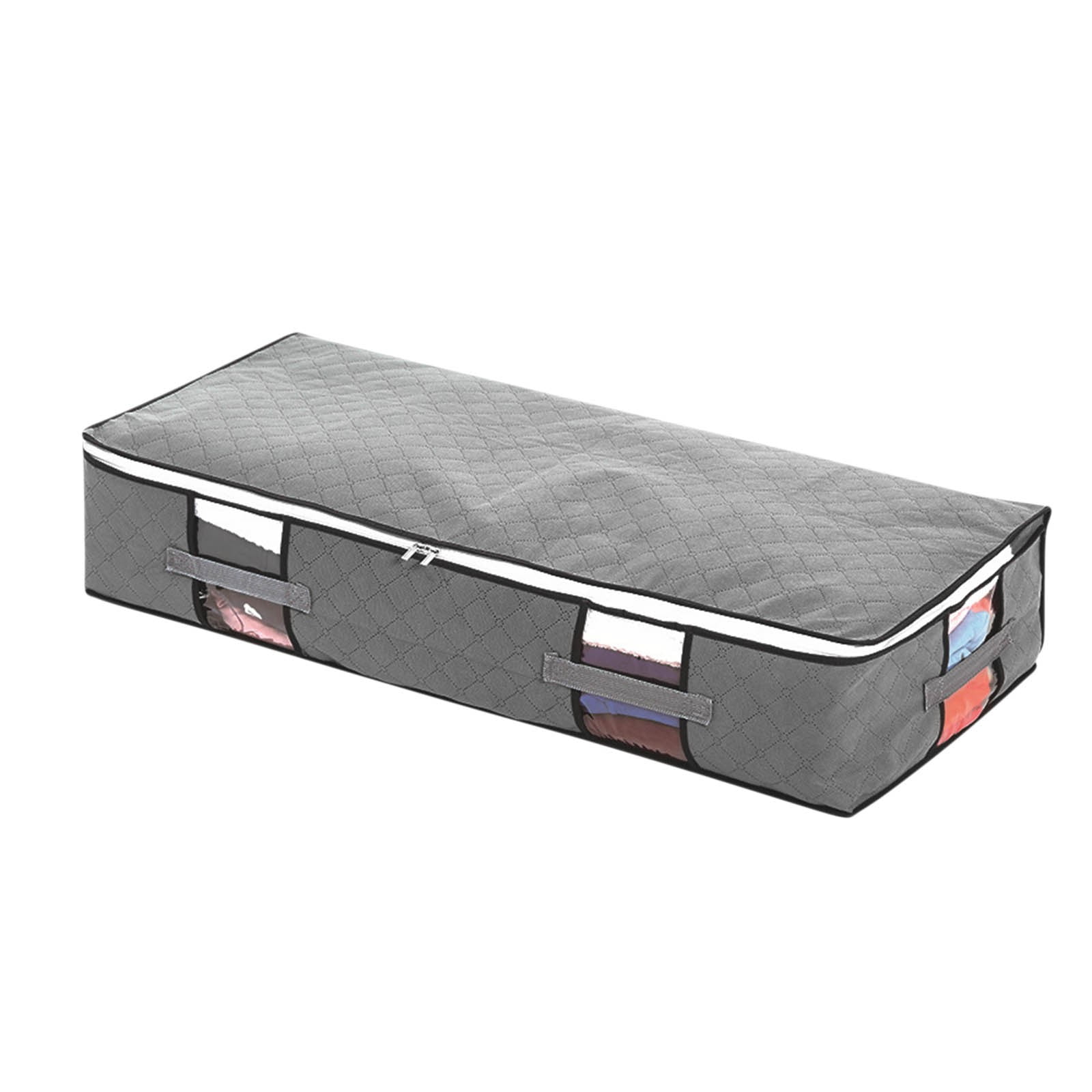 Lcxifdre 1Pcs Under Bed Storage Bag Organizer Bottom Polyester Fabric ...