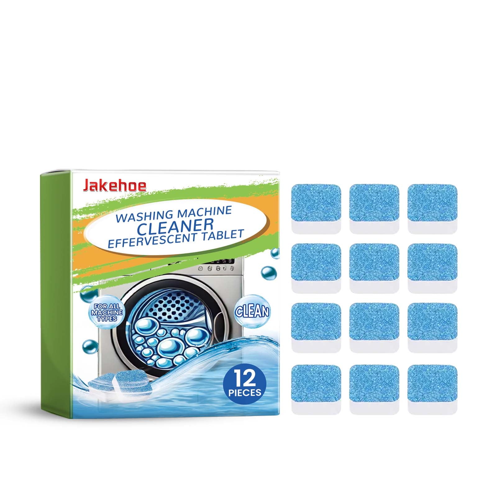 Lcxifdre 24-Pack Washing Machine Cleaner Tablet, Deep Cleaning Descaler ...