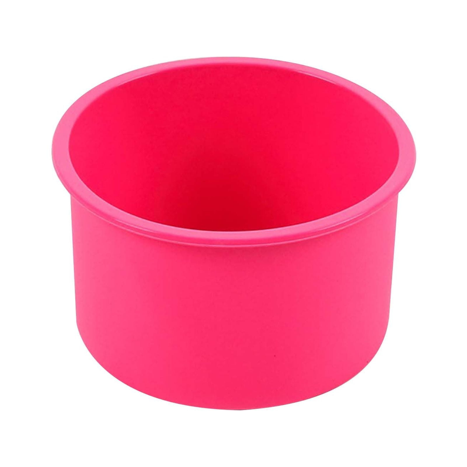 Lcxifdre 4 Inch Silicone Mini Mold, Round Wax Warmer Inner Pot, Non ...