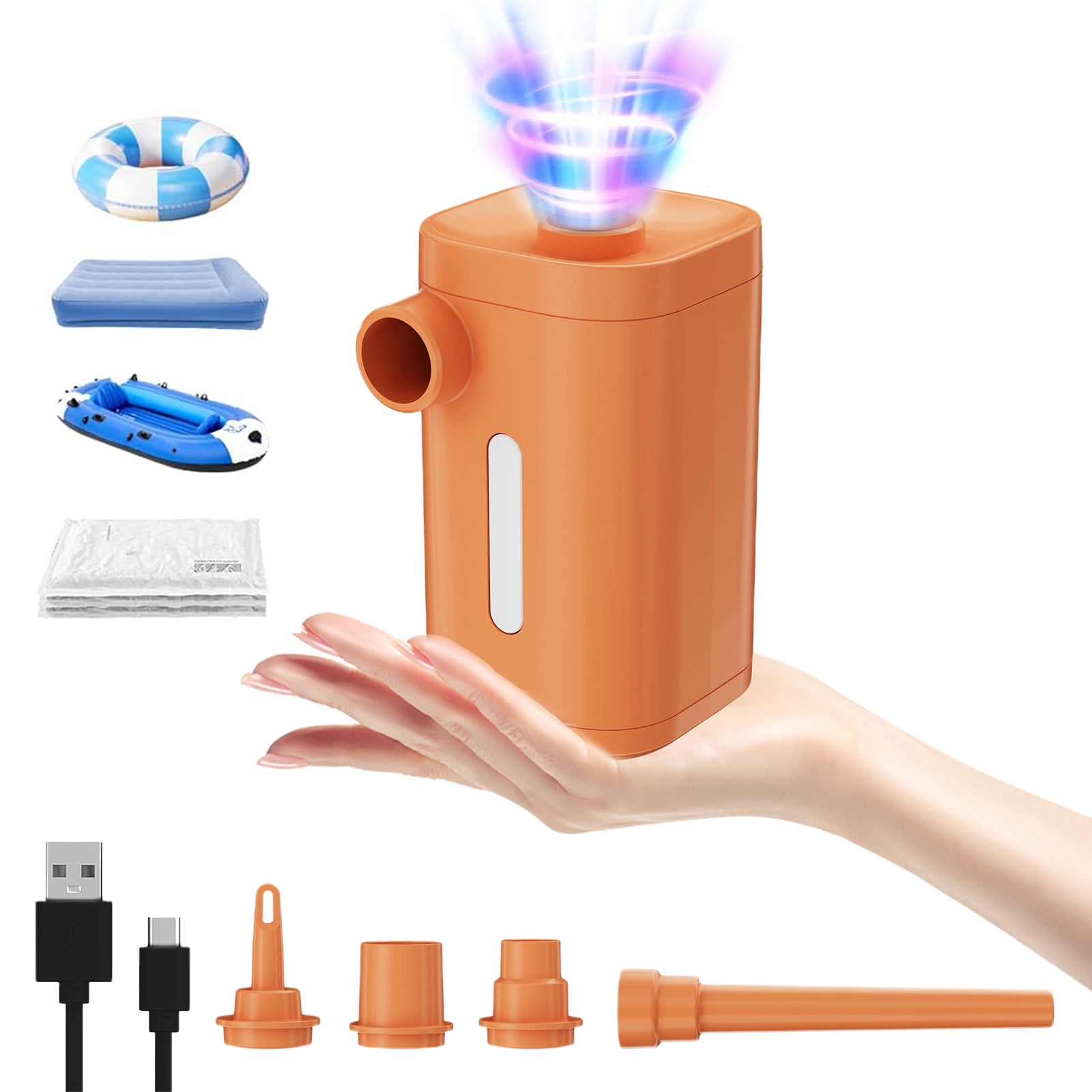 Lcxifdre 4 in 1 Wireless Inflations Pump Portable Outdoor Use for ...