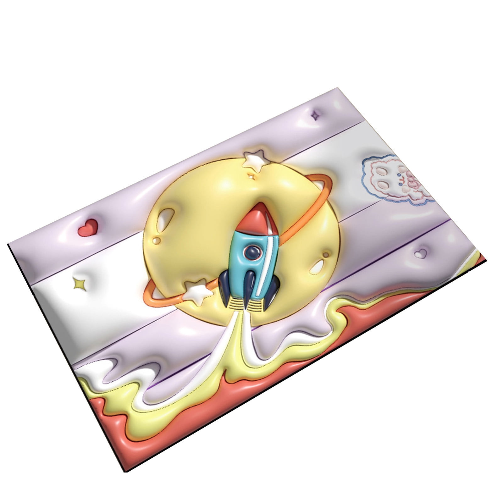 Lcxifdre Diatom Mud Visual Expansion Mat Bathroom Water Absorption ...