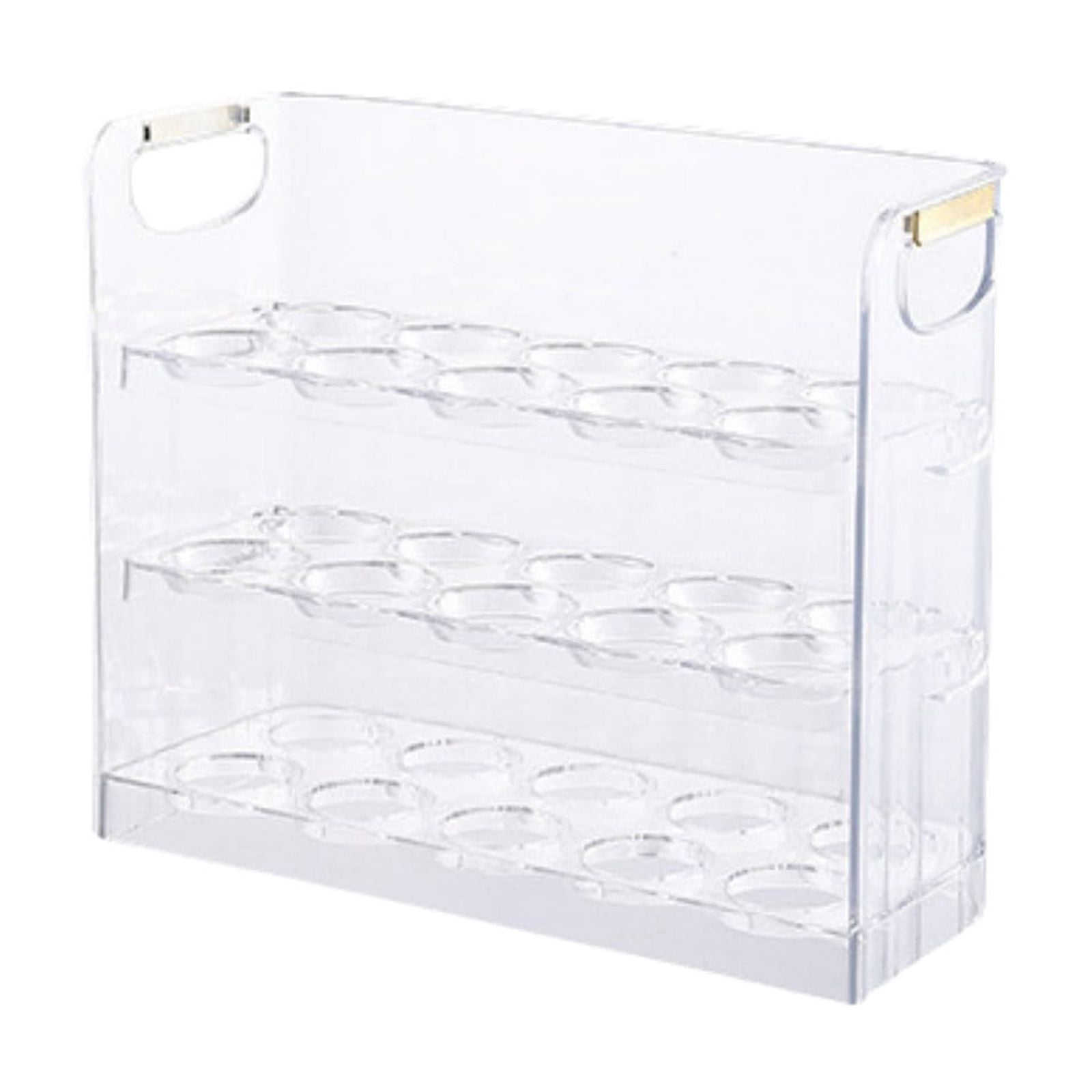 Lcxifdre Eggs Storage Box for Refrigerator Side Door, 3-Tier Flip Egg ...