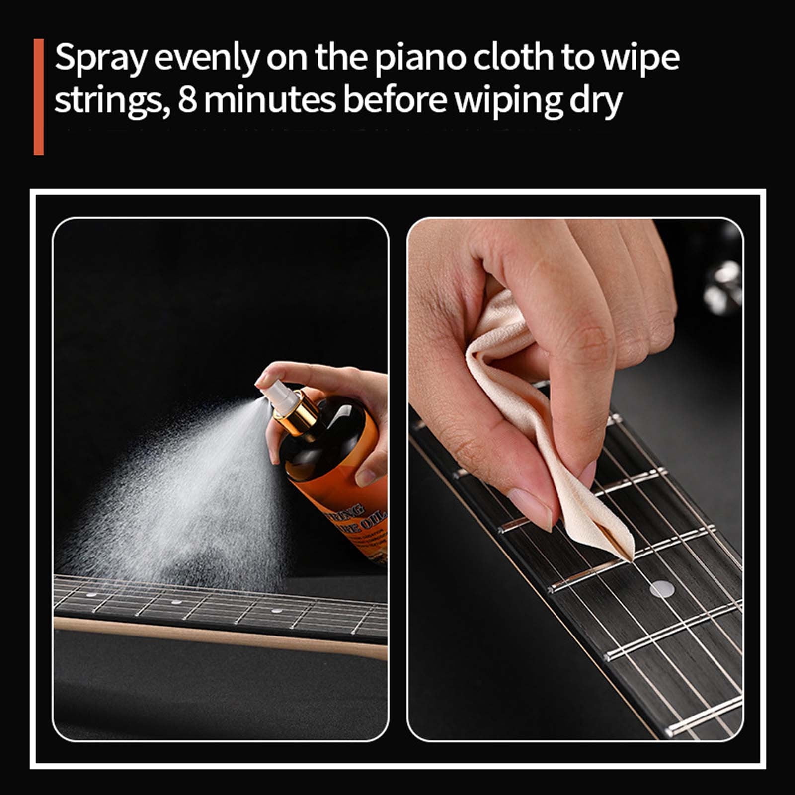 Lcxifdre Guitar Maintenance & Care Spary, Guitar String Cleaner ...