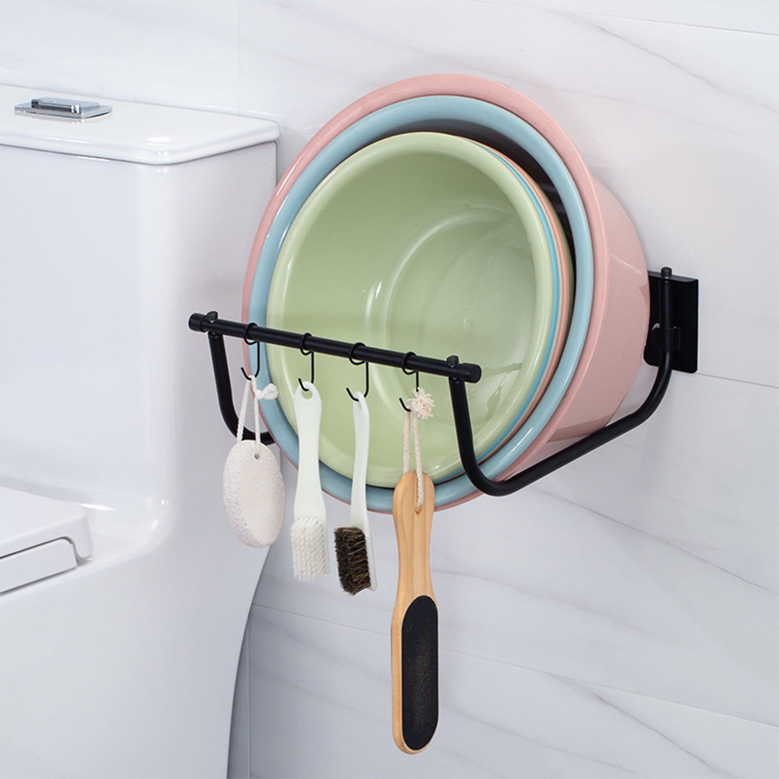 Lcxifdre Stainless Steel Wall Mounted Washbasin Rack, Foldable ...