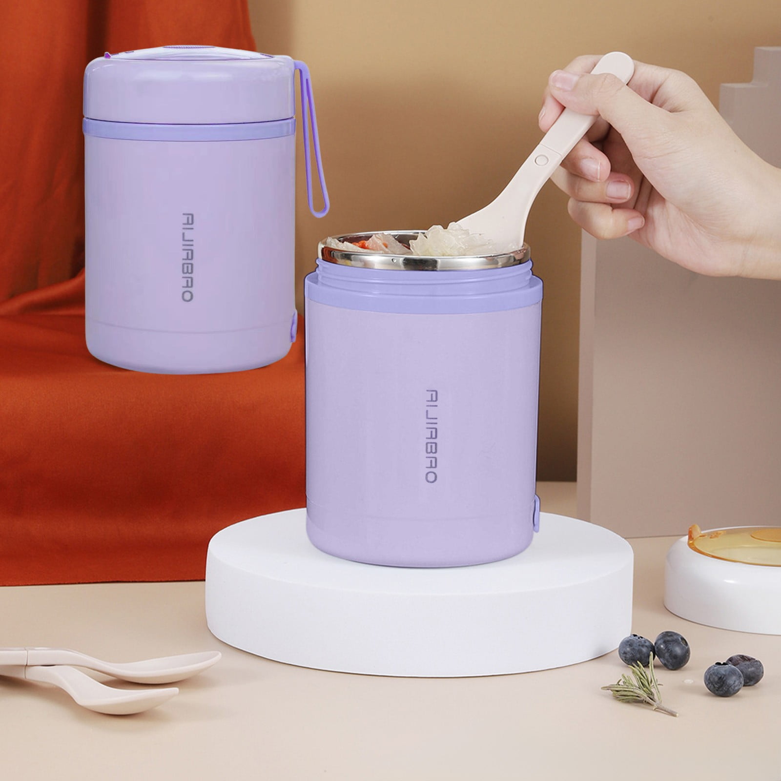 Lcxifdre Usb-Heated Stainless Steel Lunch Box, Constant Temperature ...