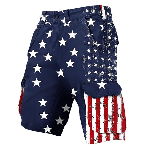 Lcziwo Mens Patriotic Cargo Shorts 250 Anniversary USA 1776-2026 Casual ...