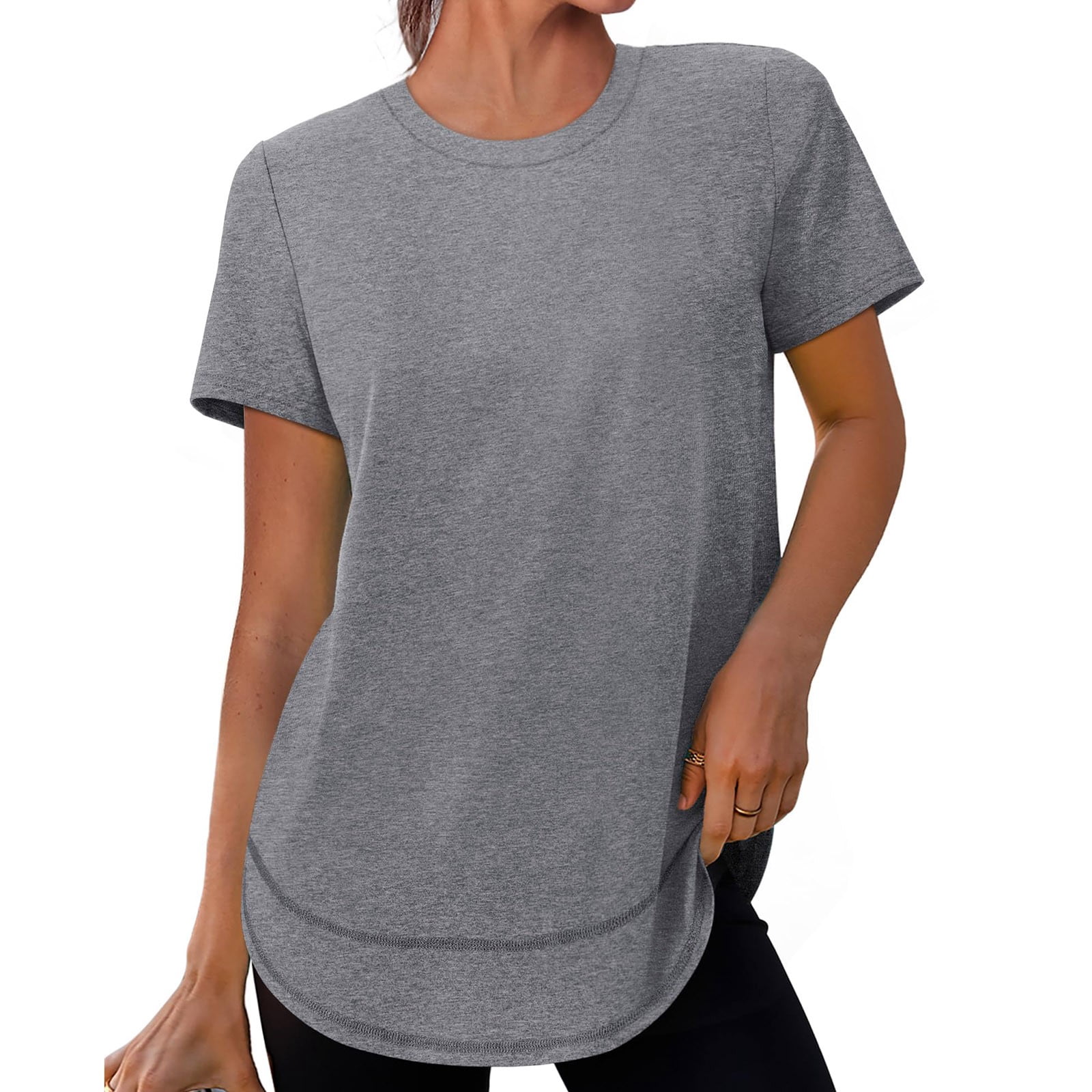 Lcziwo Sun Protection Shirts for Women Tennis Outdoor Hiking Running T ...