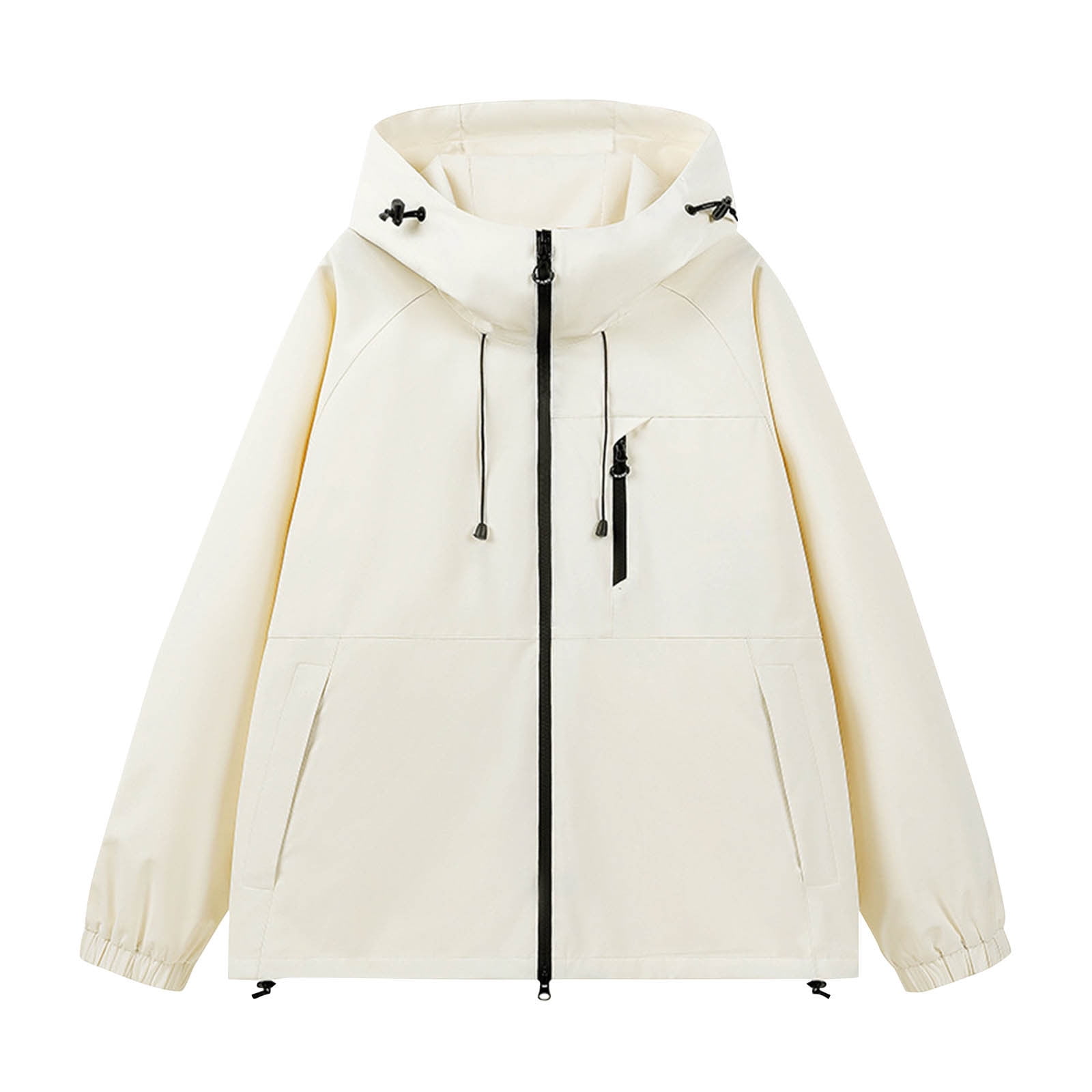 Lcziwo Women's Hooded Rain Jackets Outdoor Hiking Climbing Jackets ...