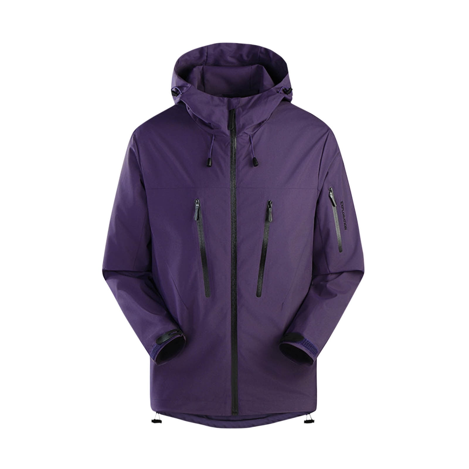 Lcziwo Women's Hooded Rain Jackets Outdoor Hiking Climbing Jackets ...