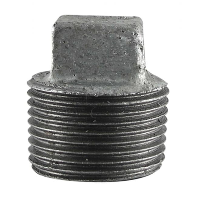 Ldr 1in. Galvanized Square Head Plugs - Walmart.com