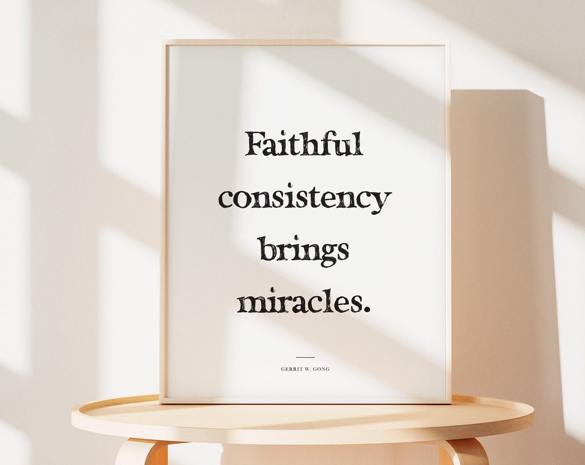 Lds Quote, Latter Day Saint Artwork, Lds Wall Art, Church Of Jesus ...