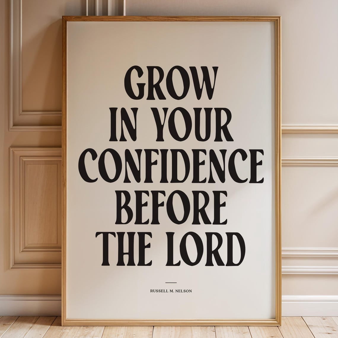 Lds Wall Art, General Conference 2025 Print, Russell M Nelson Quote ...