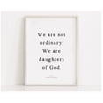 Lds Young Womens Poster We Are Not Ordinary Lds Wall Art Young Women ...