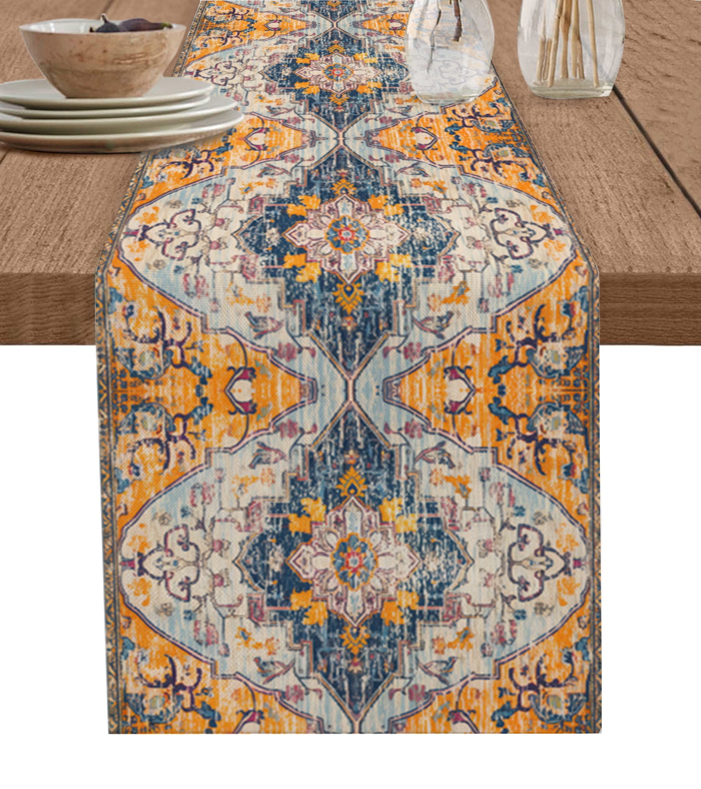 Ldtrchee Contemporary, Table Runner 72 Inches, Vintage Shabby Chic ...