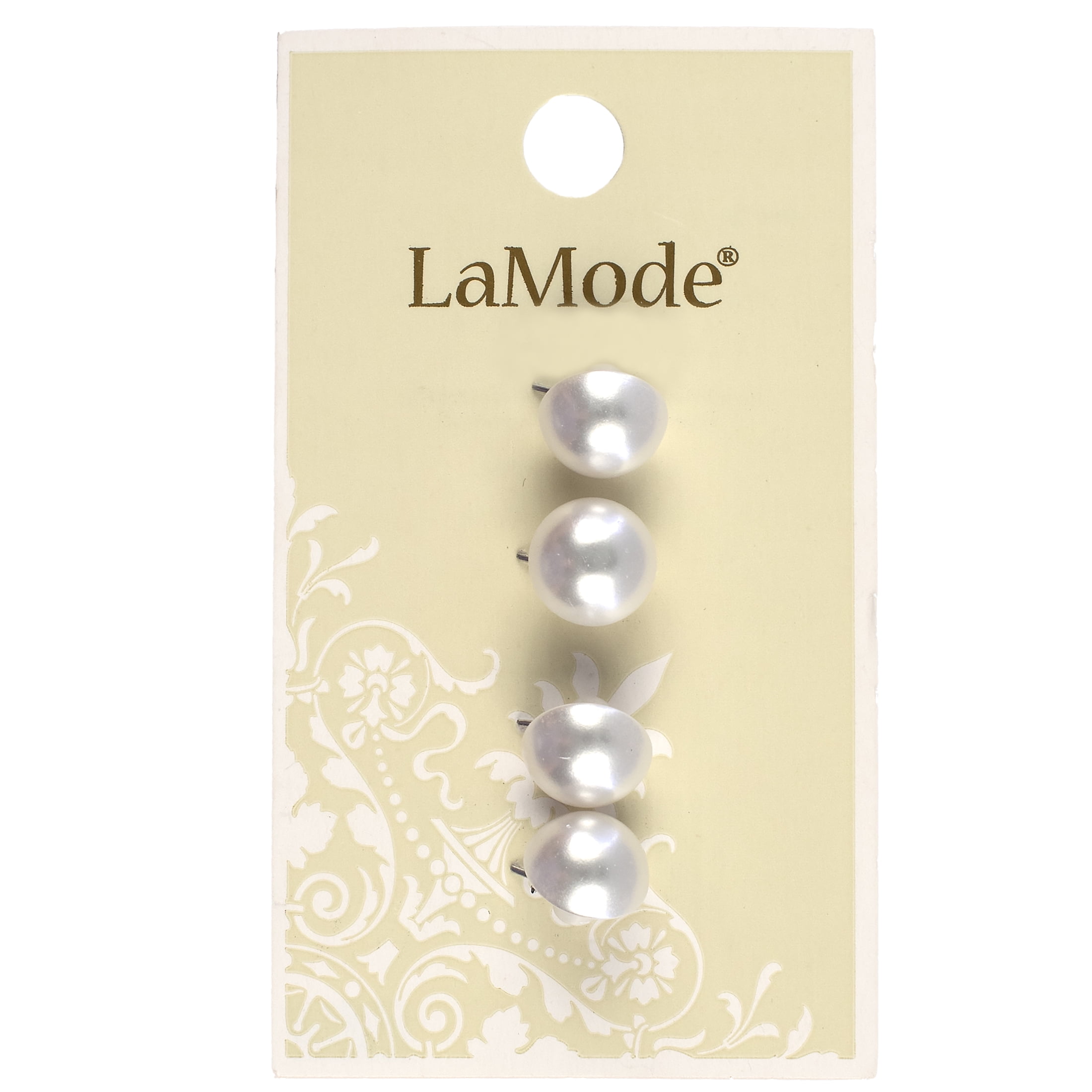Le Bouton LaMode Pearl Shank Buttons 4 Pack - Walmart.com
