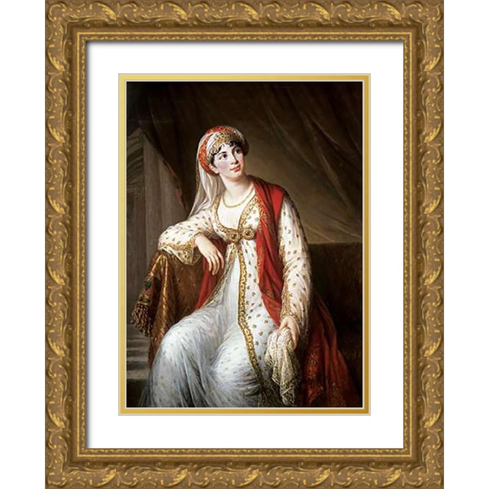 Le Brun, Elisabeth Vigee 14x18 Gold Ornate Wood Framed with Double ...