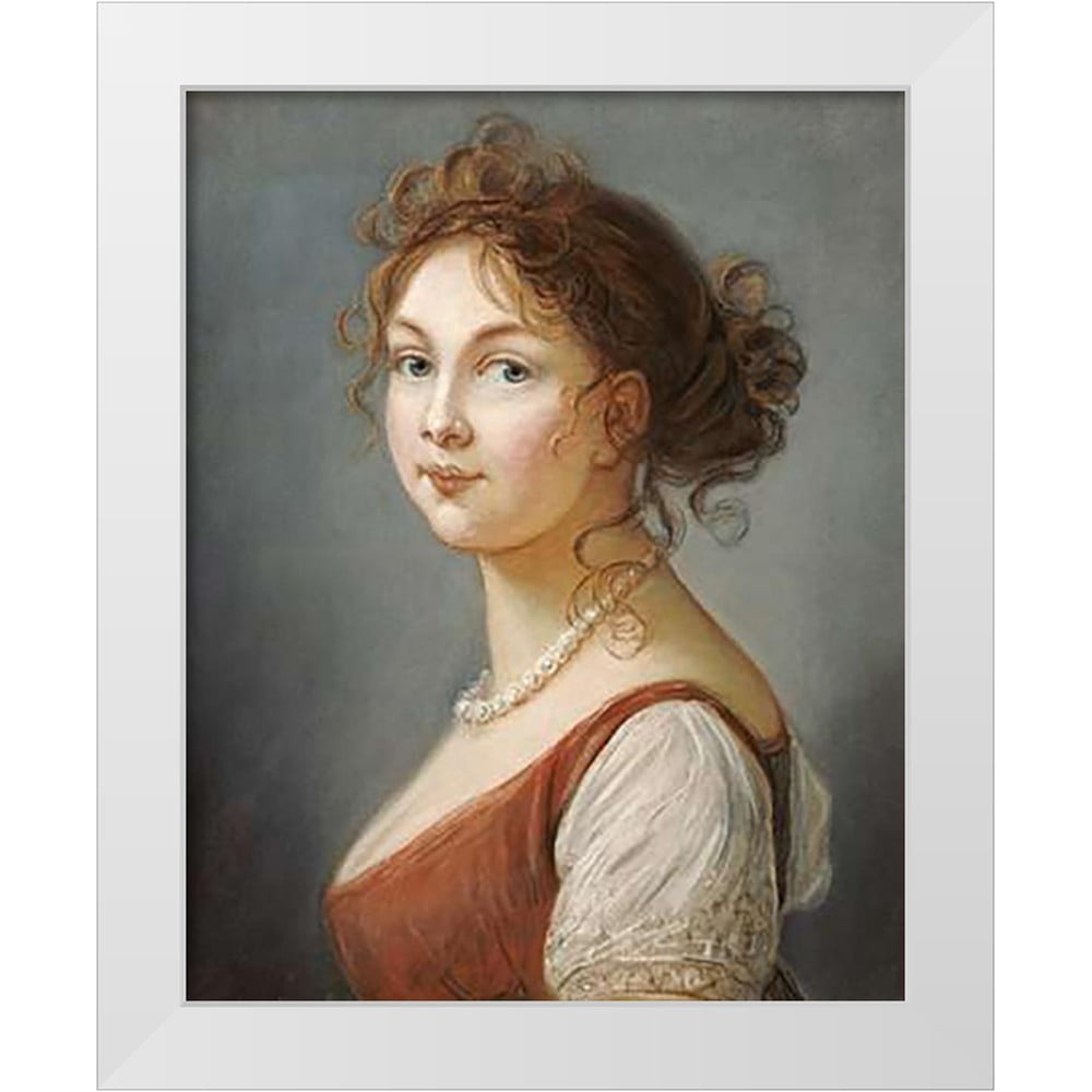 Le Brun, Elisabeth Vigee 20x24 White Modern Wood Framed Museum Art ...