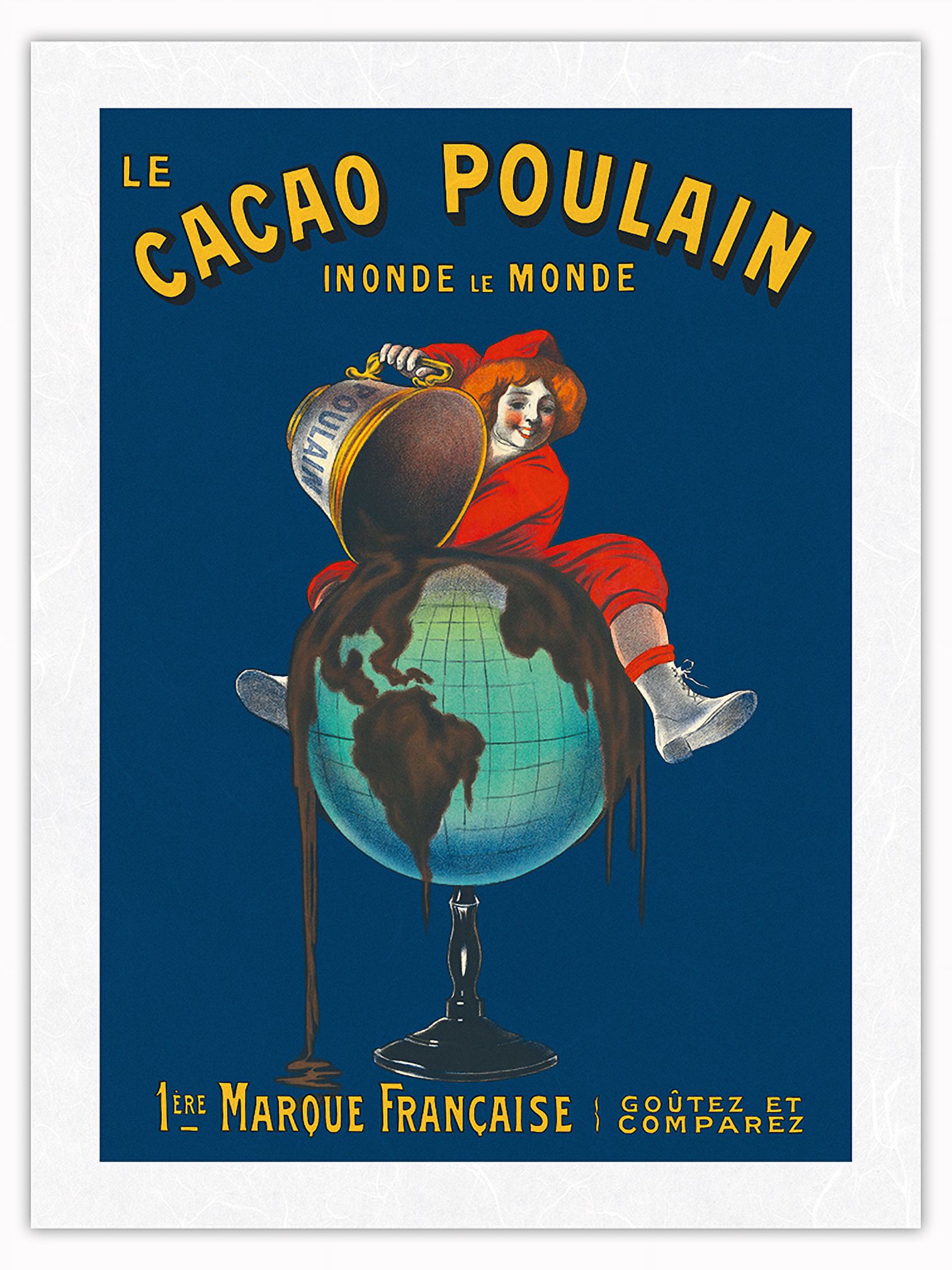 Le Cacao Poulain - Poulain Chocolate Brand - Vintage French Advertising ...