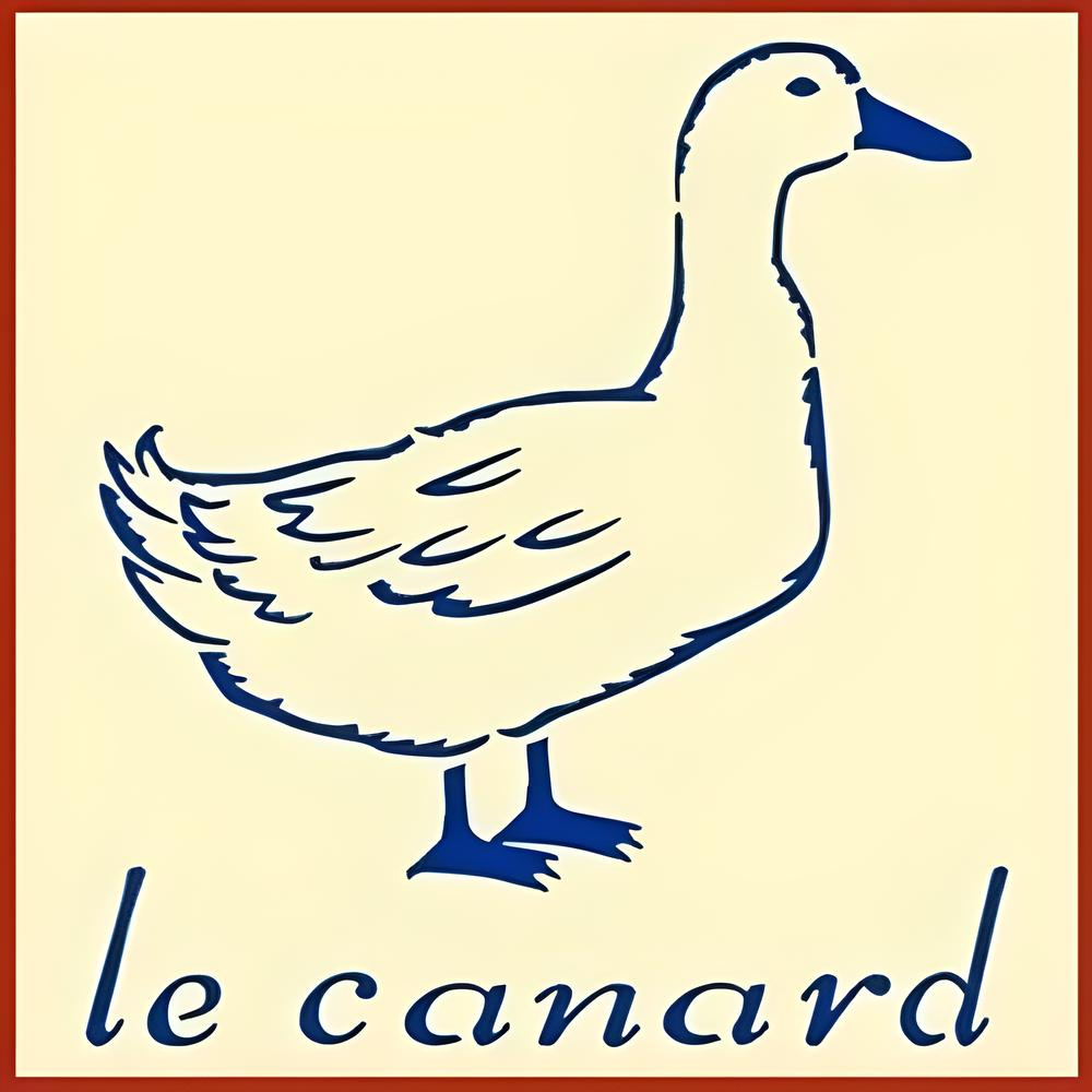 Le Canard - French Duck Stencil - French France Country Stencils Deco ...