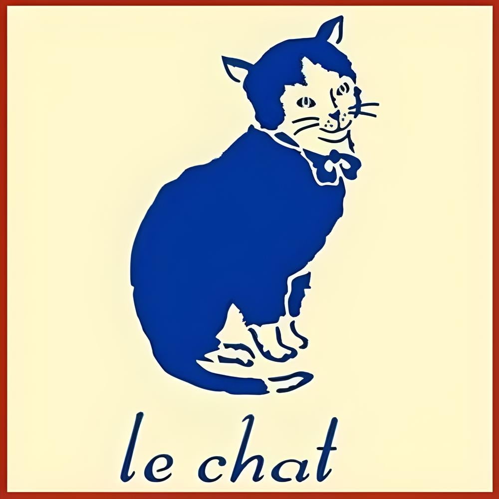 Le Chat - French Cat Stencil - French France Country Stencils Deco Art ...
