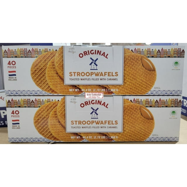 Le Chic Patissier Original Stroopwafel Toasted Waffles Filled With