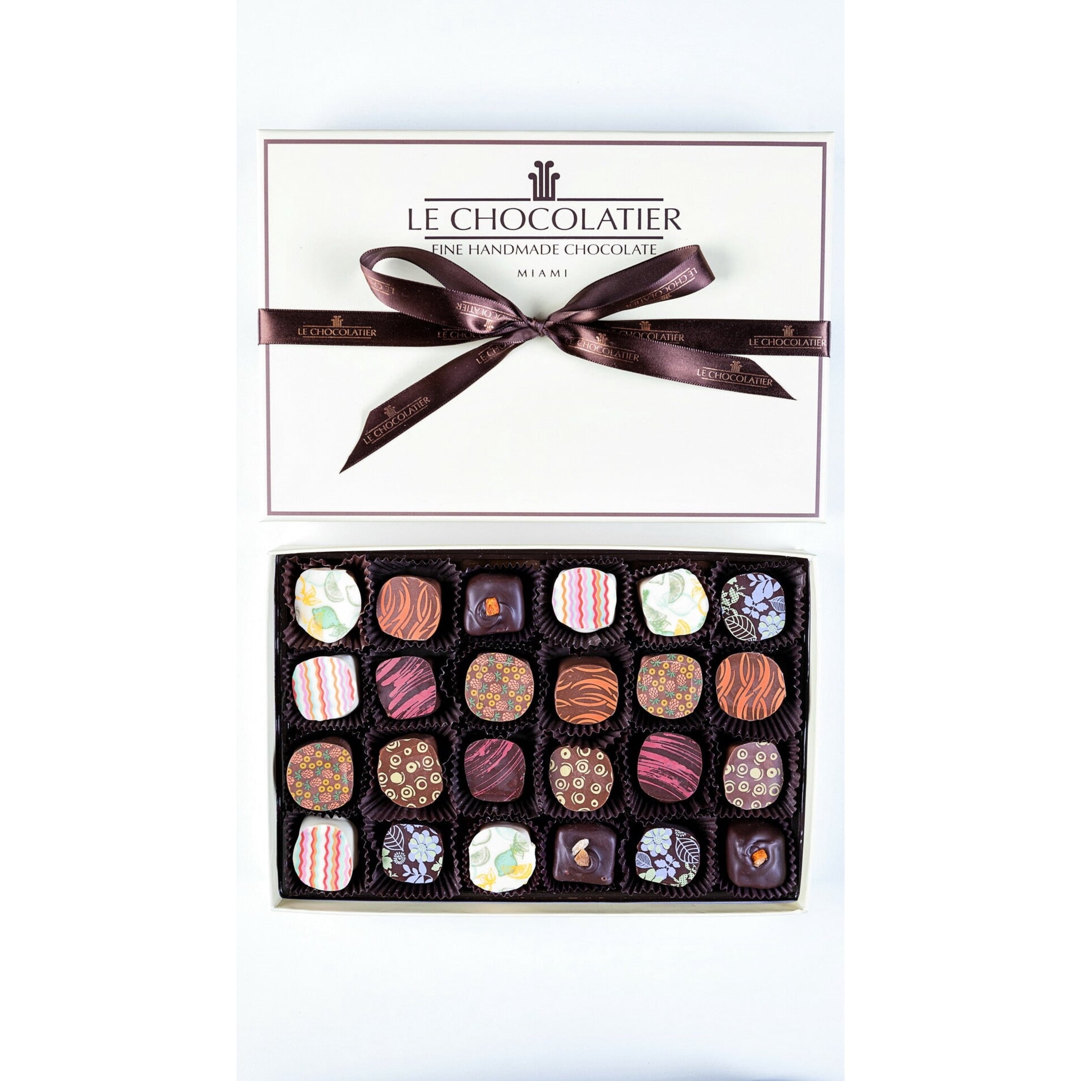 Le Chocolatier 24 Piece Box of Fruit Essence Truffles - Parve/lactose ...