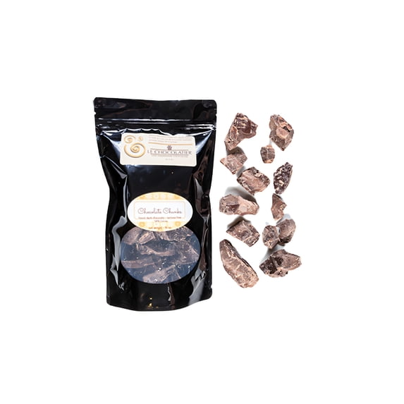 Le Chocolatier Dark Chocolate Chunks 58% 1 lb - Parve/Lactose Free ...