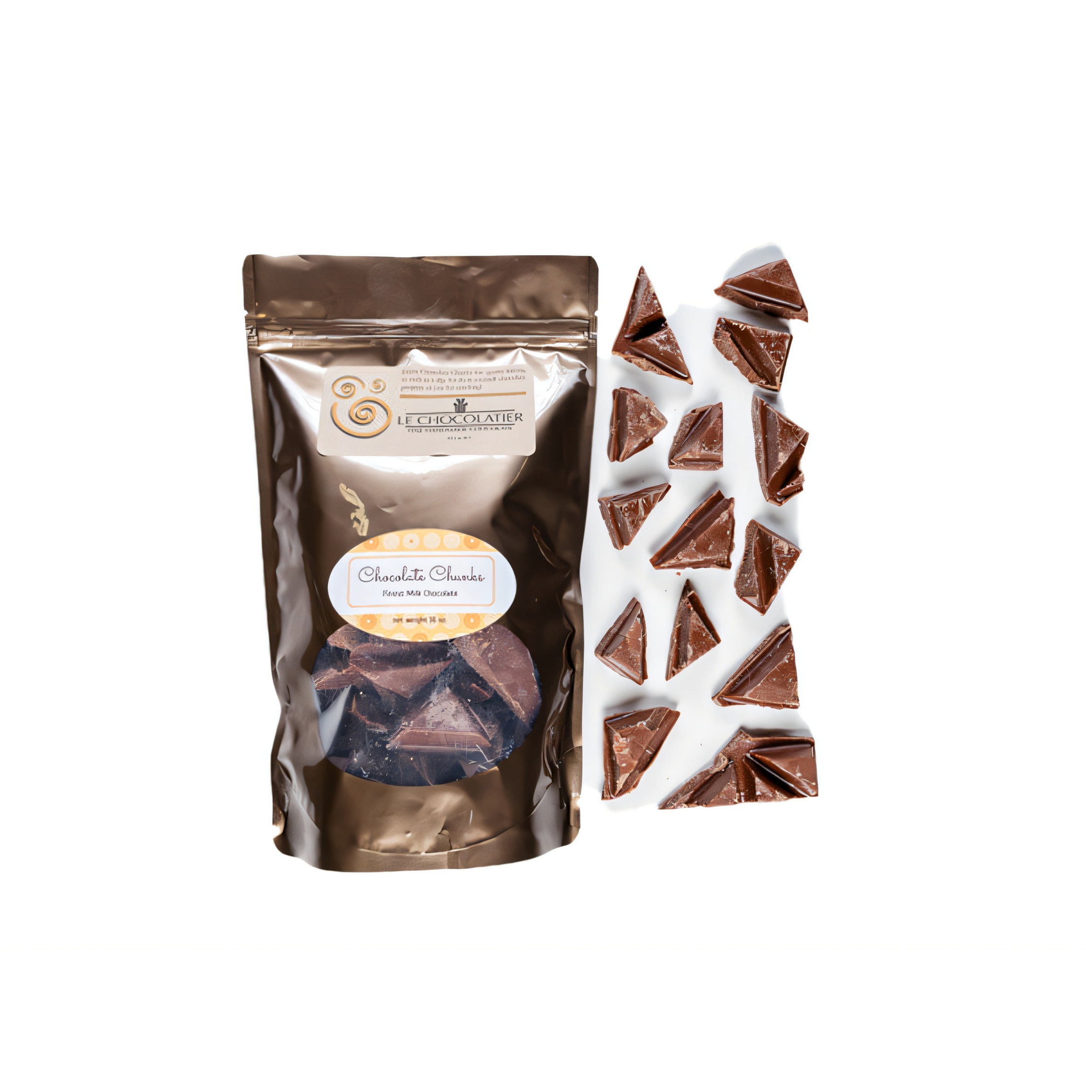 Le Chocolatier Milk Chocolate Chunks 1 lb - Original/Dairy - Walmart.com