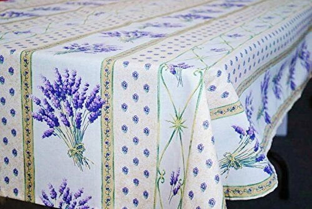 Le Cluny French Provence Tablecloth, 60" x 84" Rectangular, Table Linen ...