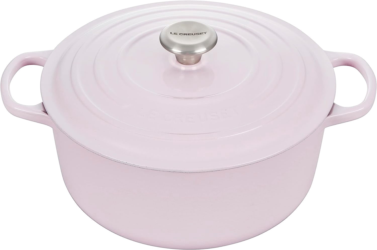 Le Creuset Enameled Cast Iron Signature Round Dutch Oven with Lid, 5.5 ...