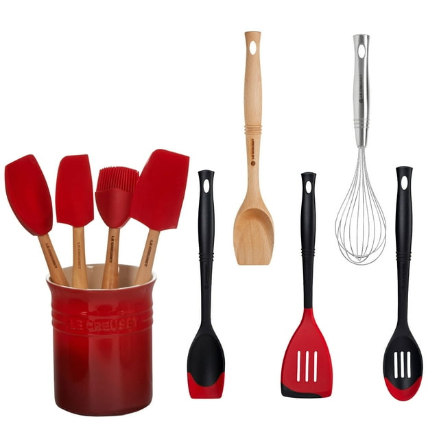 Le Creuset Kitchen Utensils and Crock, 10-Piece Set - Walmart.com