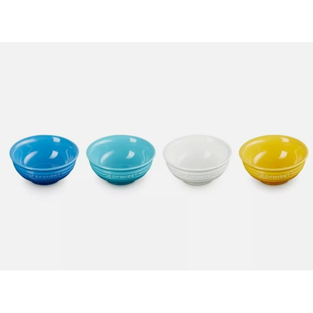 Le Creuset Stoneware Mini Dip Dipping Sauce Desert Bowls, Set of 4 ...