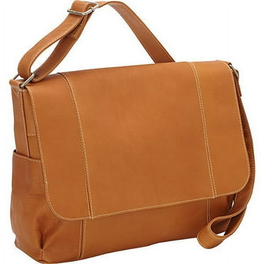 Le Donne Leather Classic Full Flap Shoulder Bag H-120C - Walmart.com