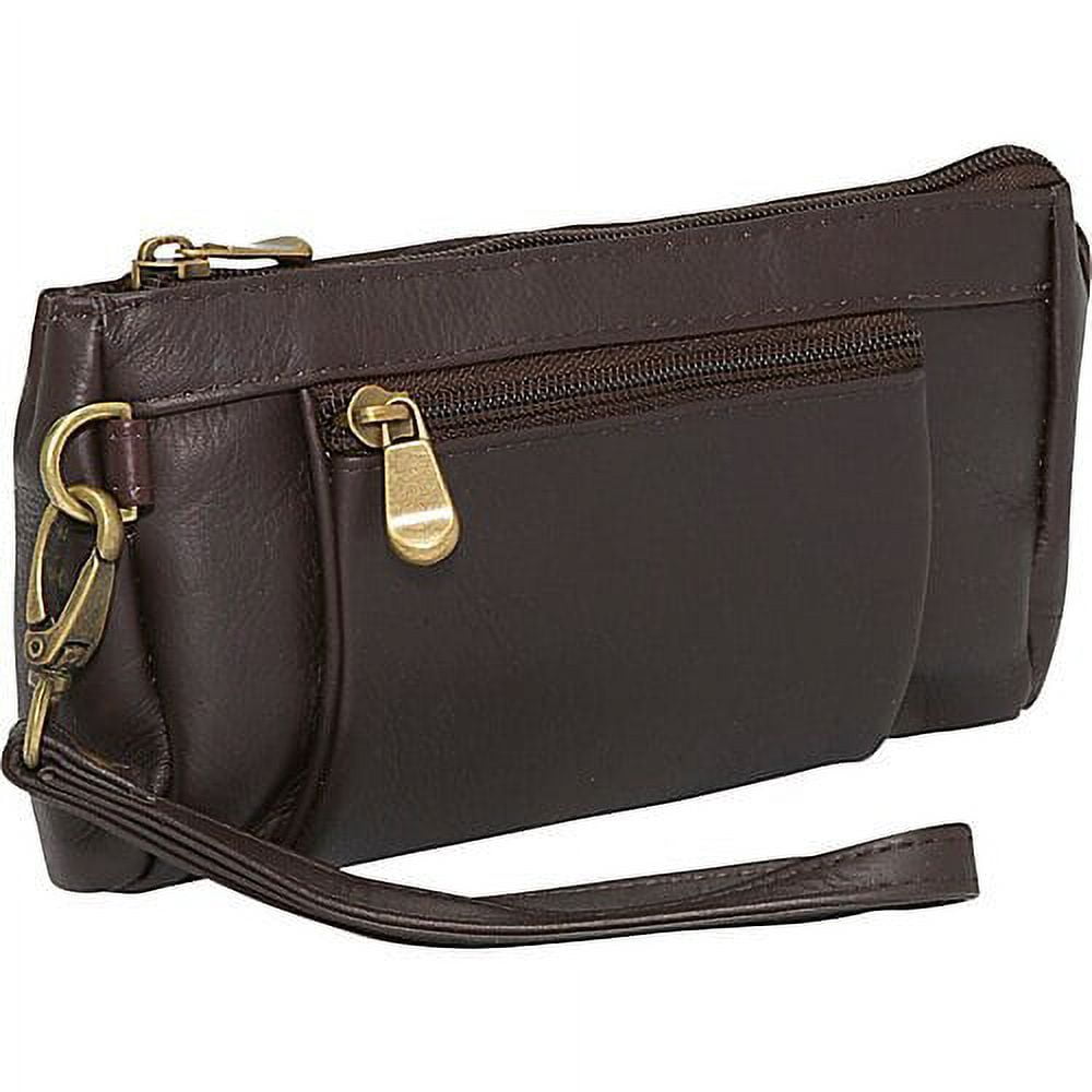 Le Donne Leather Large Wristlet Wallet LD-7036 - Walmart.com