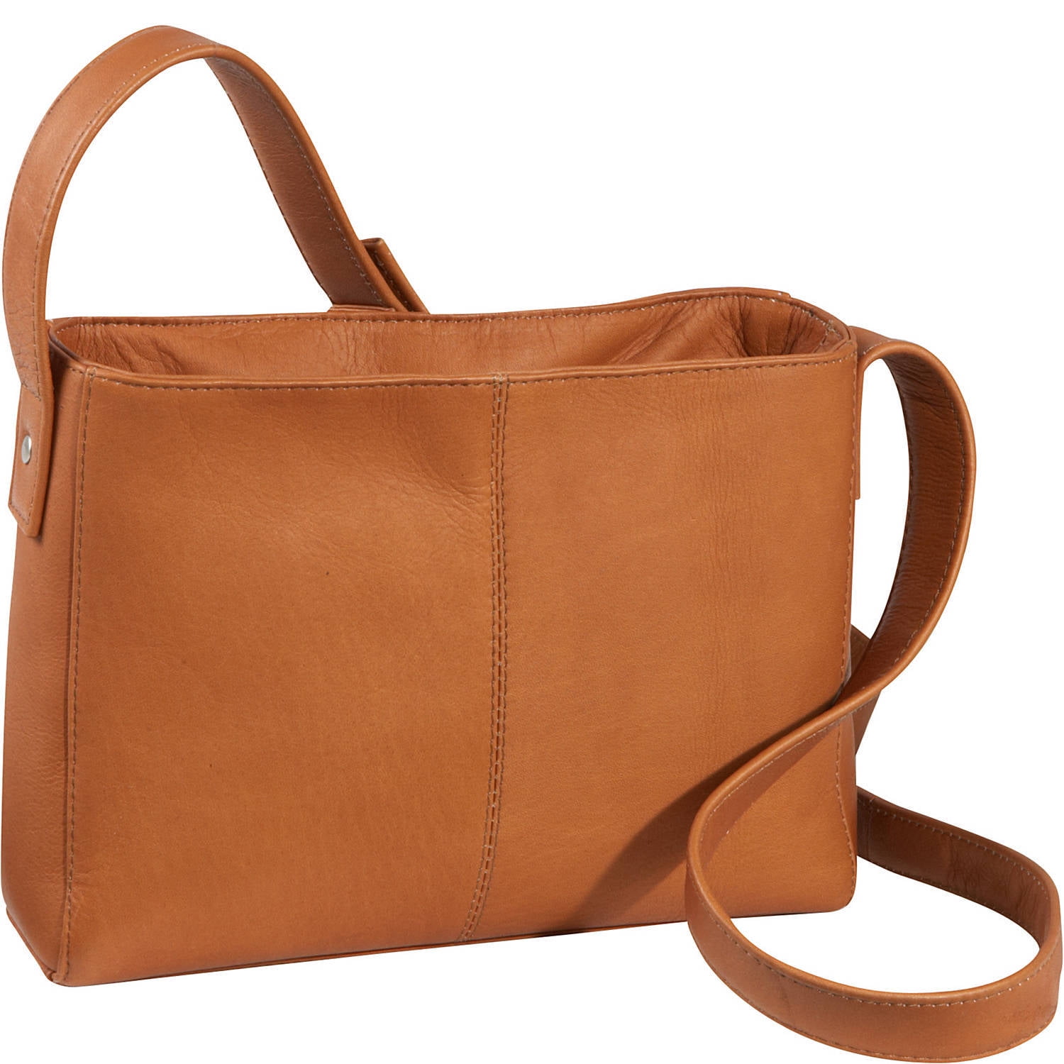 Le Donne Leather Top Zip Crossbody Bag LD-2008 - Walmart.com