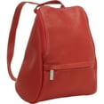 Le Donne Leather U-Zip Mini Backpack LD-030 - Walmart.com
